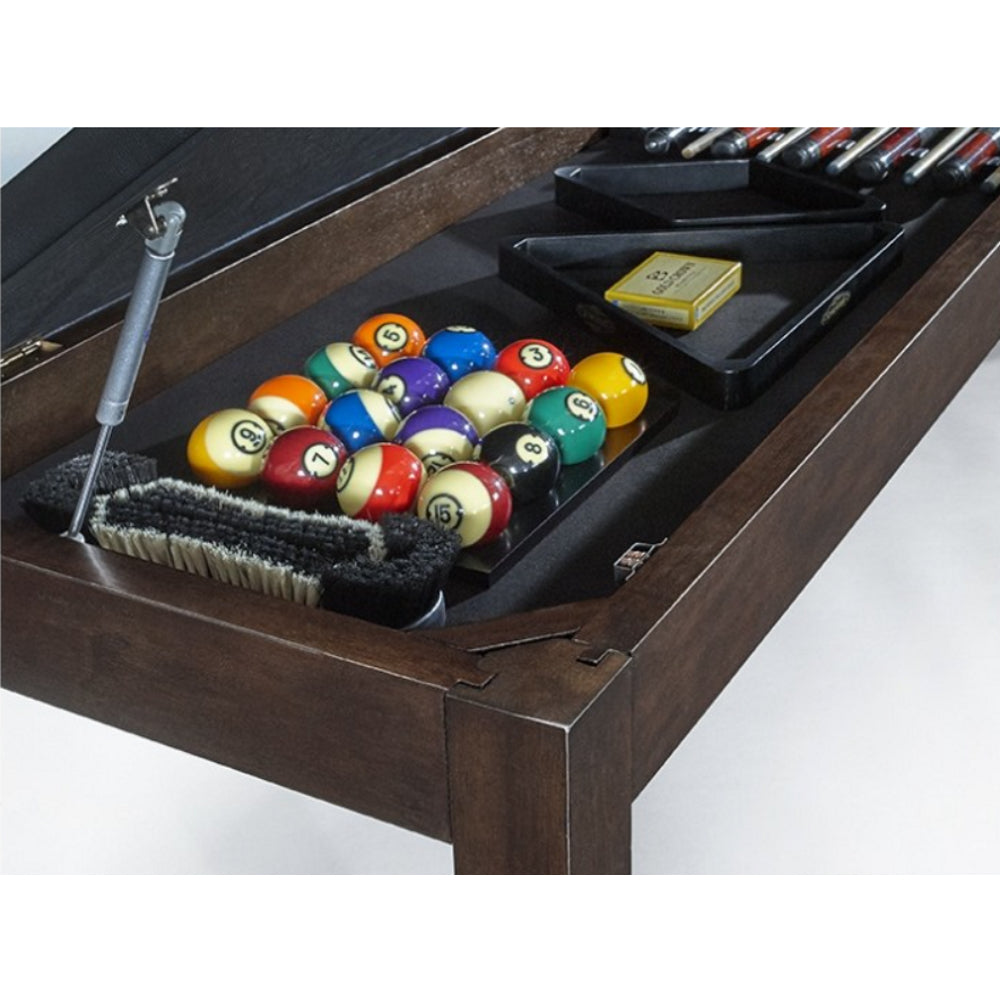 Brunswick Centennial Storage Bench in Espresso – Game Table Champ